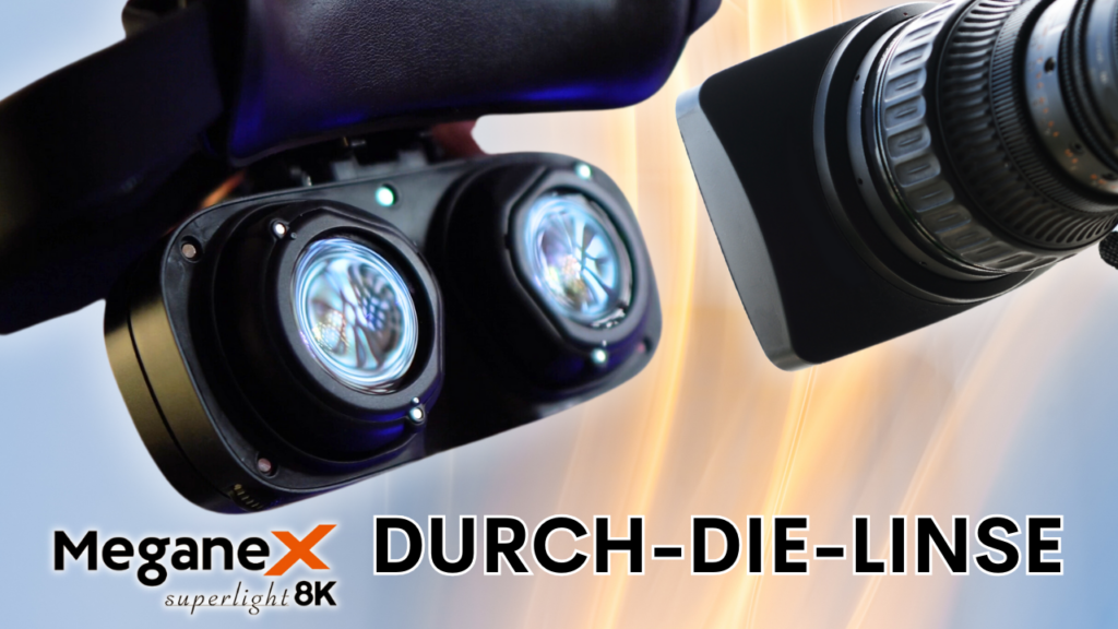 Meganex Superlight 8k Durch-Die-Linse Gefilmt - MRTV - Mixed Reality TV